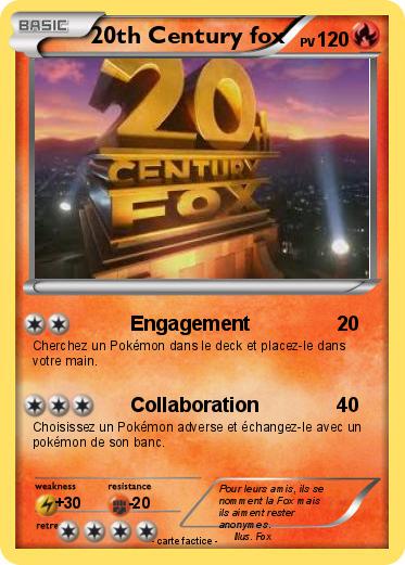 Pokémon 20th Century fox 22 22 - Engagement - Ma carte Pokémon