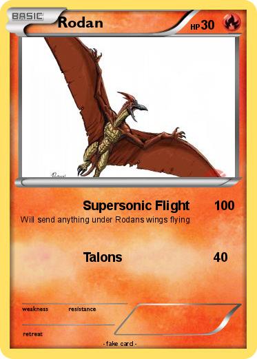 Pokémon Rodan 112 112 - Supersonic Flight - My Pokemon Card