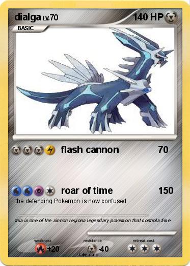Pokémon dialga 6366 6366 - flash cannon - My Pokemon Card