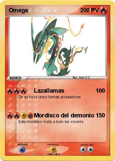 Pokémon Omega 682 682 - Lazallamas - Mi carta pokémon
