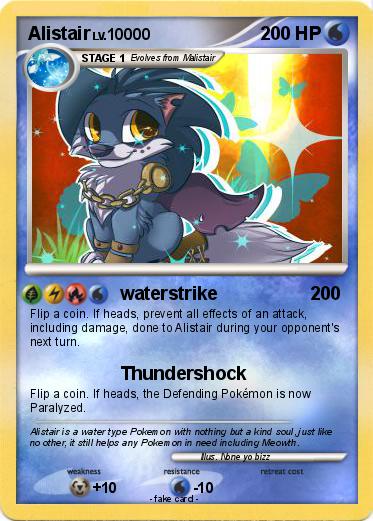 Pokémon Alistair 22 22 - waterstrike - My Pokemon Card