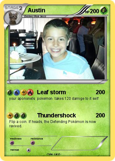 Pokémon Austin 439 439 - Leaf storm - My Pokemon Card