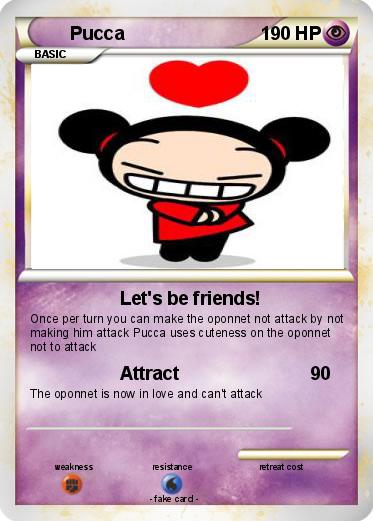 Pokémon Pucca 51 51 - Let's be friends! - My Pokemon Card