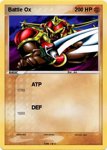 Pokémon Battle Ox - ATP - My Pokemon Card