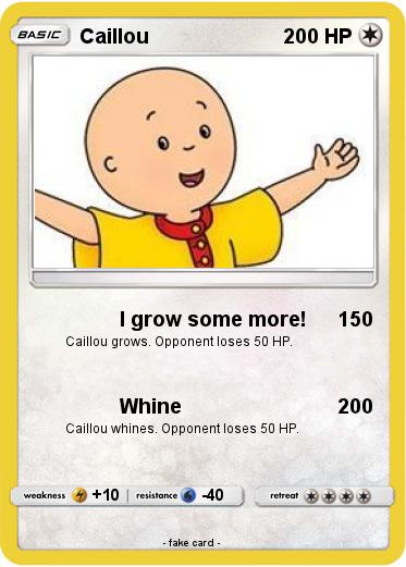 Pokémon Caillou 254 254 - I grow some more! - My Pokemon Card