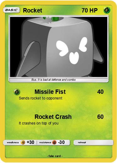 Pokémon Rocket 578 578 - Missile Fist - My Pokemon Card