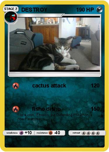 Pokémon DESTROY 112 112 - cactus attack - My Pokemon Card