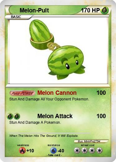 Pokémon Melon Pult 77 77 - Melon Cannon - My Pokemon Card