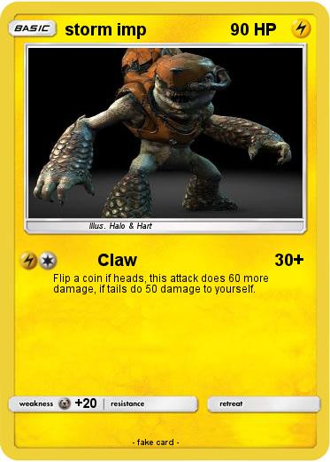 Pokémon storm imp - Claw - My Pokemon Card
