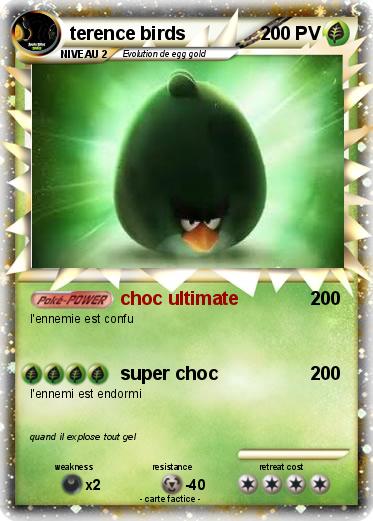Pokémon terence birds - choc ultimate - Ma carte Pokémon