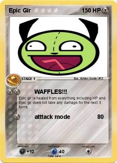 Pokémon Epic Gir - WAFFLES!!! - My Pokemon Card
