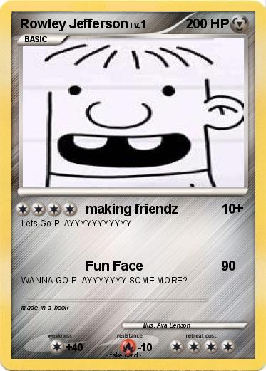 Pokémon Rowley Jefferson 16 16 - making friendz - My Pokemon Card