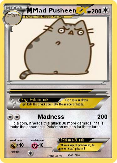 Pokémon Mad Pusheen - Madness - My Pokemon Card