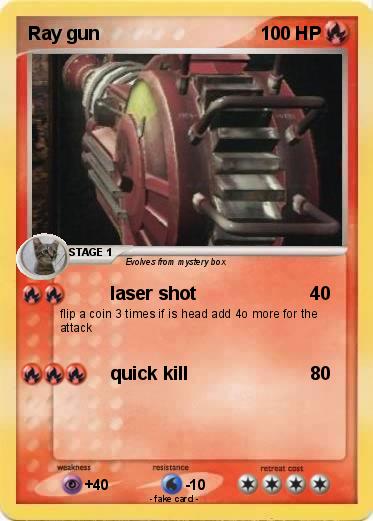 Pokémon Ray gun 58 58 - laser shot - My Pokemon Card