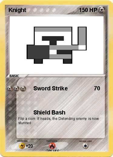 Pokémon Knight 155 155 - Sword Strike - My Pokemon Card