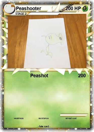 Pokémon Peashooter 696 696 - Peashot - My Pokemon Card