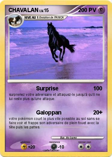 Pokémon CHAVALAN - Surprise - Ma carte Pokémon
