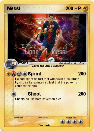 Pokémon Messi 977 977 - Sprint - My Pokemon Card