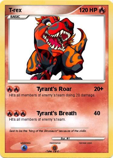 Pokémon T rex 343 343 - Tyrant's Roar - My Pokemon Card