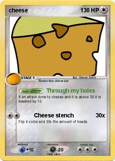 Pokémon cheese 299 299 - Through my holes - My Pokemon Card