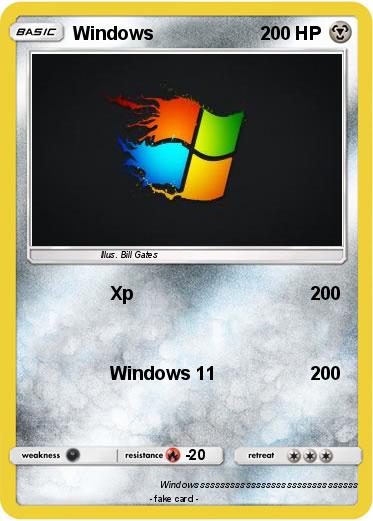 Pokémon Windows 867 867 - Xp - My Pokemon Card