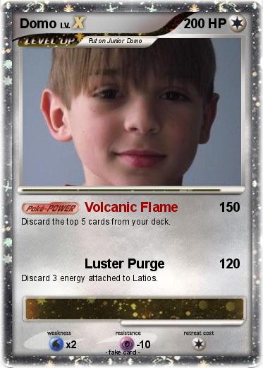 Pokémon Domo 754 754 - Volcanic Flame - My Pokemon Card