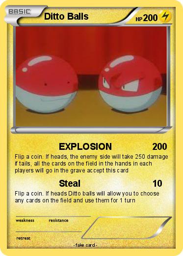 Pokémon Ditto Balls - EXPLOSION - My Pokemon Card