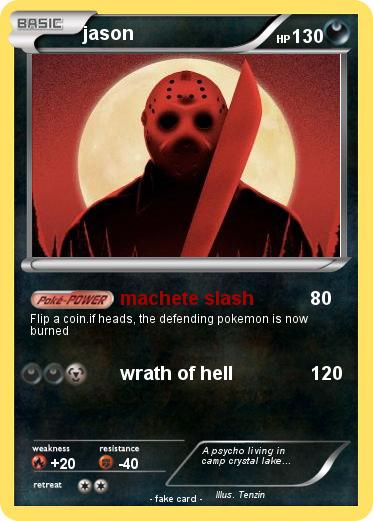 Pokémon jason 1750 1750 - machete slash - My Pokemon Card
