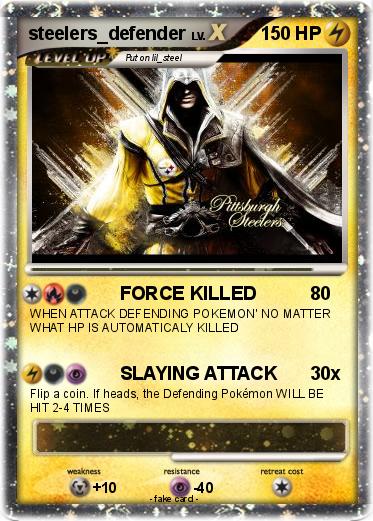 Pokémon steelers defender - FORCE KILLED - My Pokemon Card