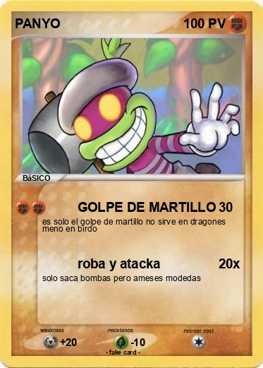 Pokémon PANYO 1 1 - GOLPE DE MARTILLO - Mi carta pokémon