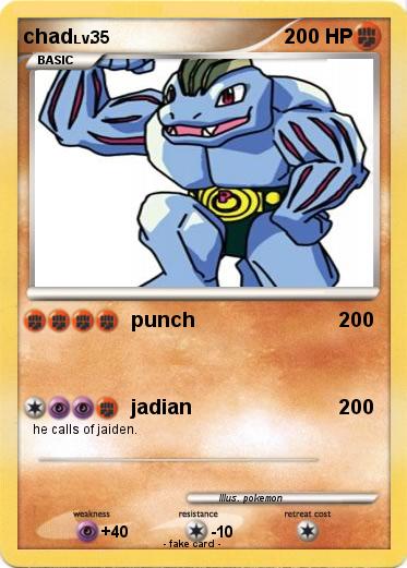 Pokémon chad 169 169 - punch - My Pokemon Card