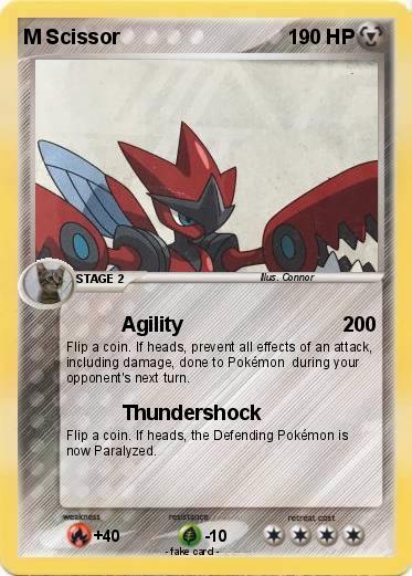 Pokémon M Scissor - Agility - My Pokemon Card