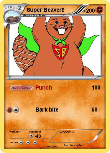 Pokémon Super Beaver 1 1 - Punch - My Pokemon Card