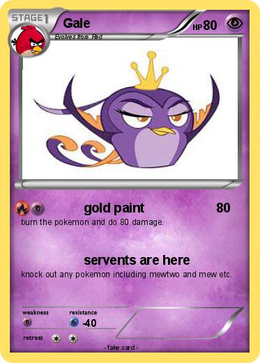 Pokémon Gale 28 28 - gold paint - My Pokemon Card