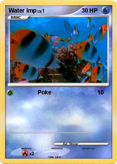 Pokémon Water Imp - Poke - My Pokemon Card