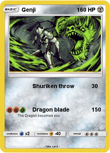 Pokémon Genji 228 228 - Shuriken throw - My Pokemon Card