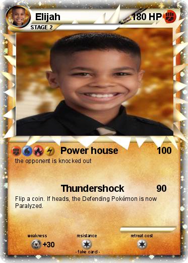 Pokémon Elijah 91 91 - Power house - My Pokemon Card