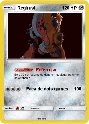 Pokémon Regirust 1 1 - Enferrujar - My Pokemon Card