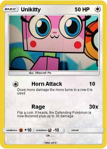 Pokémon Unikitty 116 116 - Horn Attack - My Pokemon Card
