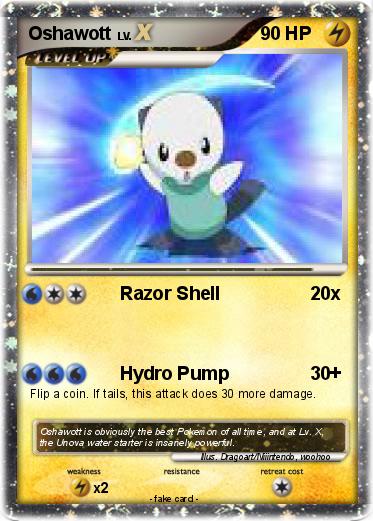 Pokémon Oshawott 894 894 - Razor Shell - My Pokemon Card