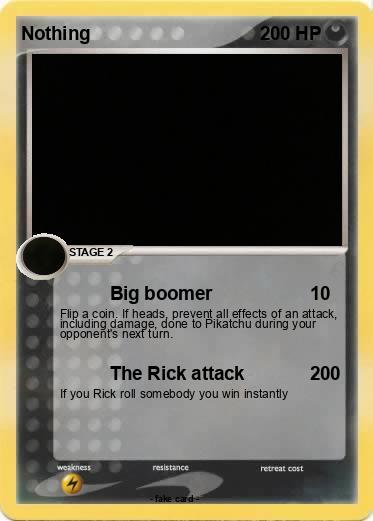 Pokémon Nothing 684 684 - Big boomer - My Pokemon Card