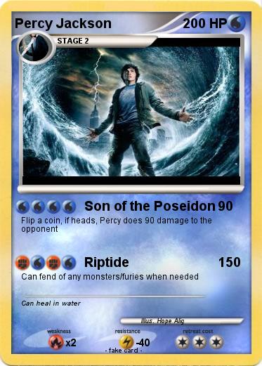 Pokémon Percy Jackson 608 608 - Son of the Poseidon - My Pokemon Card