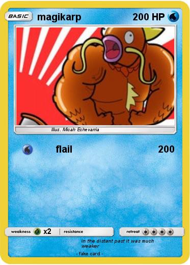 Pokémon magikarp 1643 1643 - flail - My Pokemon Card