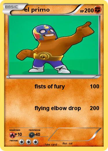 Pokémon el primo - fists of fury - My Pokemon Card