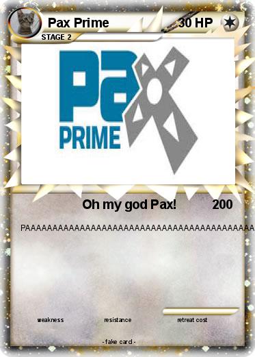 Pokémon Pax Prime - Oh my god Pax! - My Pokemon Card