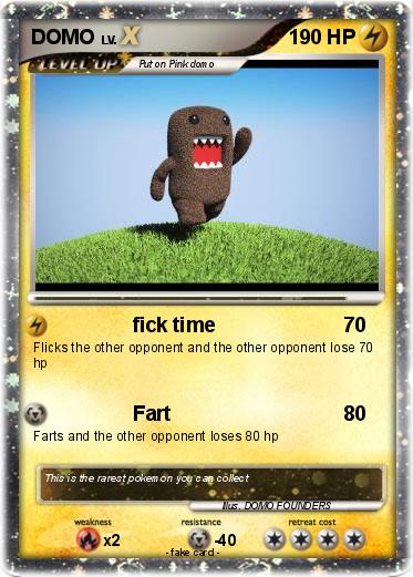 Pokémon DOMO 262 262 - fick time - My Pokemon Card