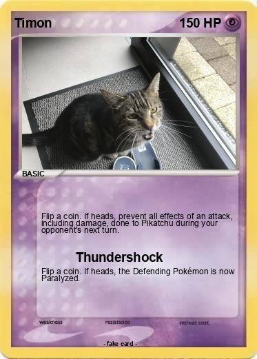 Pokémon Timon 75 75 - Thundershock - My Pokemon Card