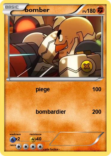 Pokémon bomber 162 162 - piege - Ma carte Pokémon