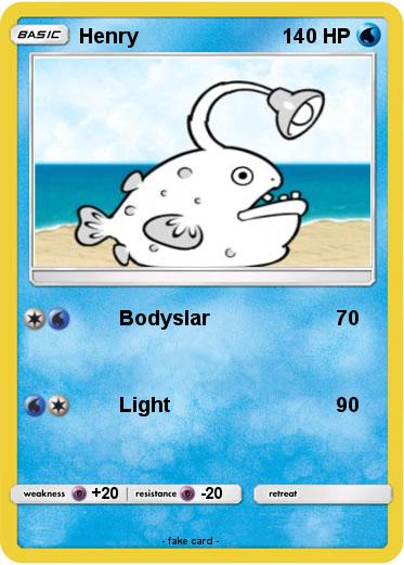 Pokémon Henry 765 765 - Bodyslar - My Pokemon Card