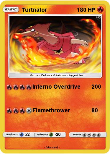 Pokémon Turtnator - Inferno Overdrive - My Pokemon Card